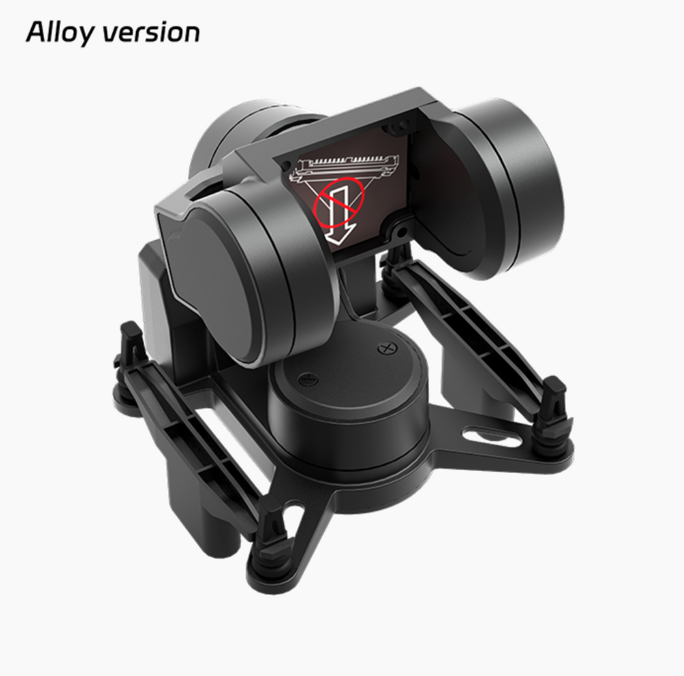 XF-C-20T 3-Axis FPV Gimbal Metal standard version compatible with Cadd ...